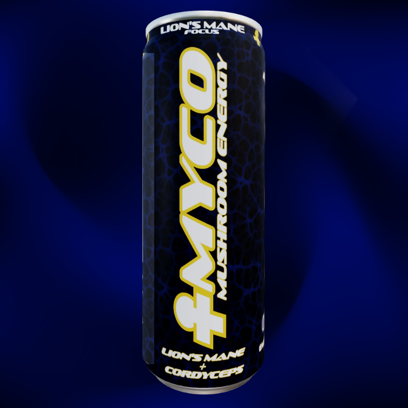 Myco Energy - Mushroom Energy Drink with Lion’s Mane and Cordyceps Ext